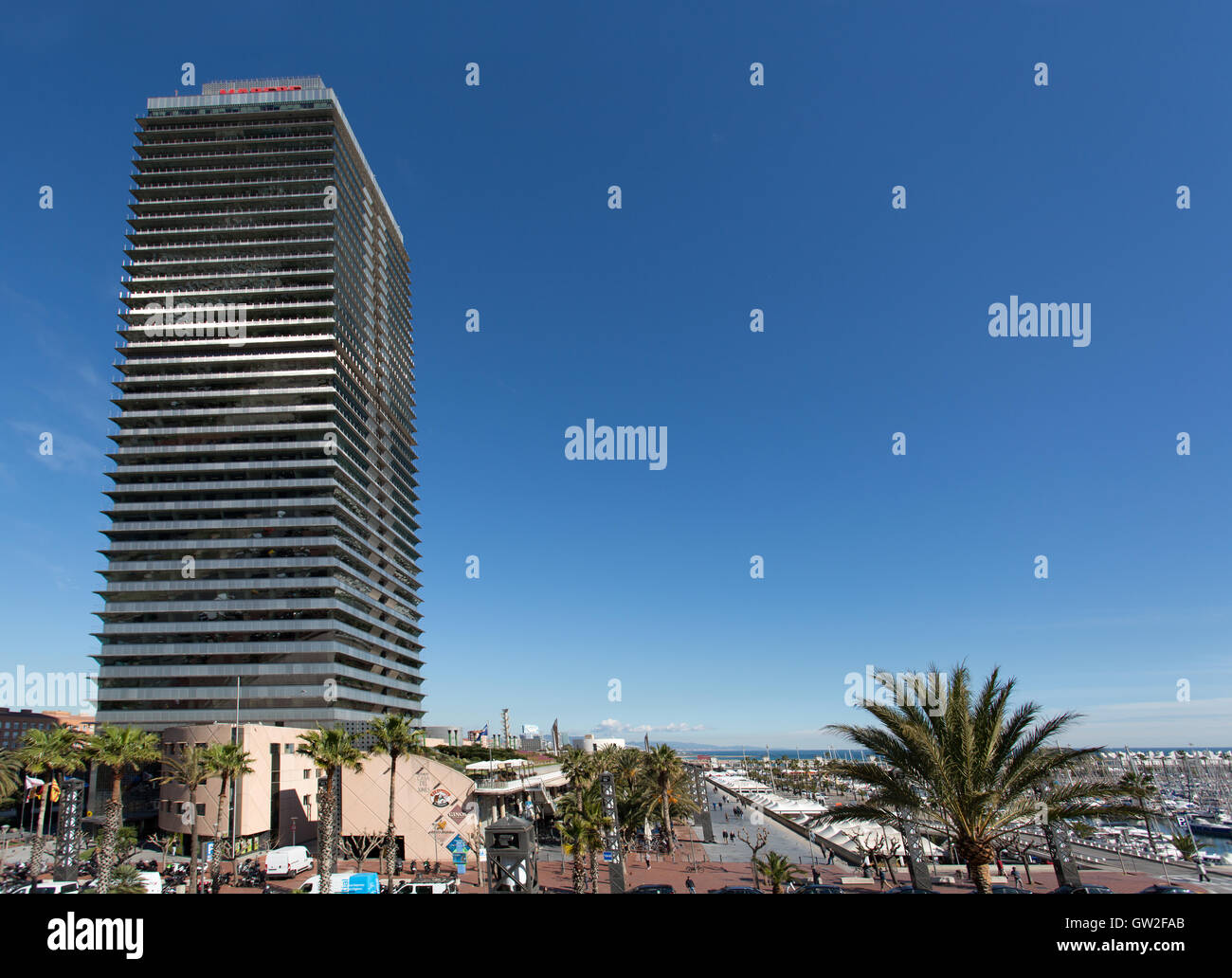 The Mapfre Tower in Barcelona, Spain Stock Photo - Alamy