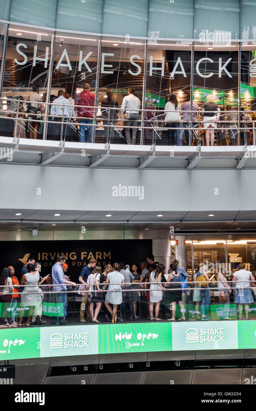 New York City,NY NYC Lower Manhattan,Financial District,Fulton Center ...