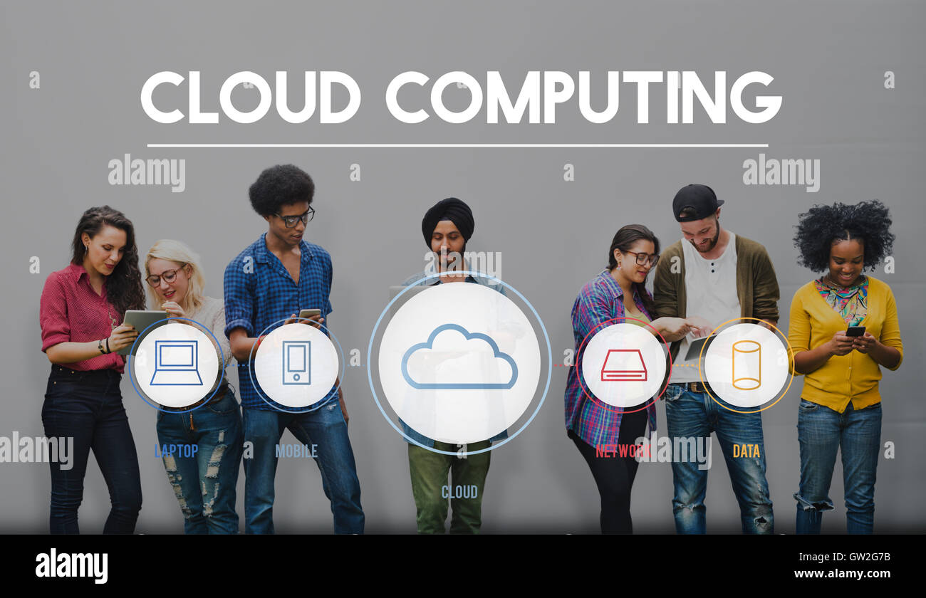Cloud Connection Communucation Networking Concept Stock Photo - Alamy