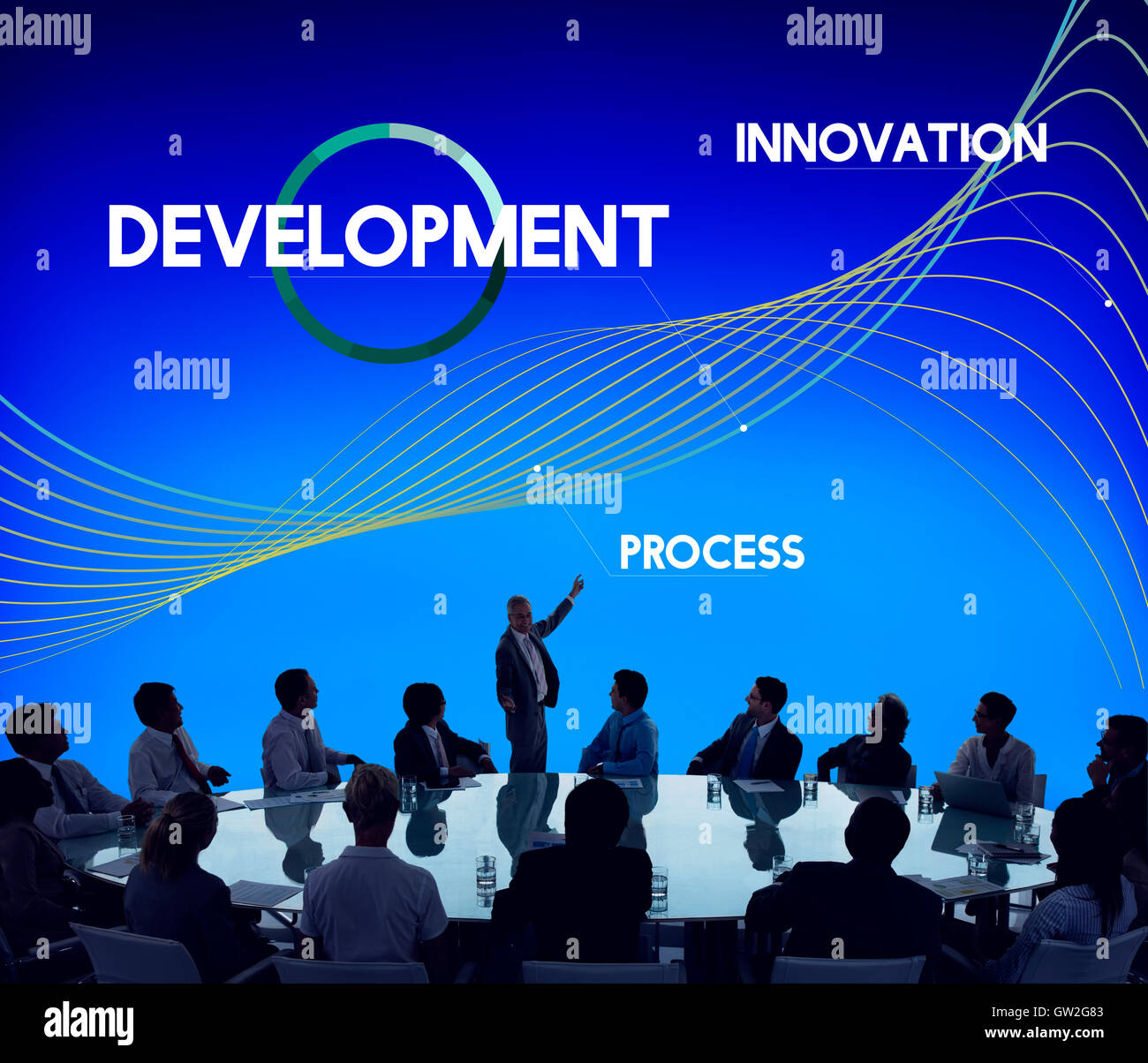 Technology Connect Development Network Process Concept Stock Photo - Alamy