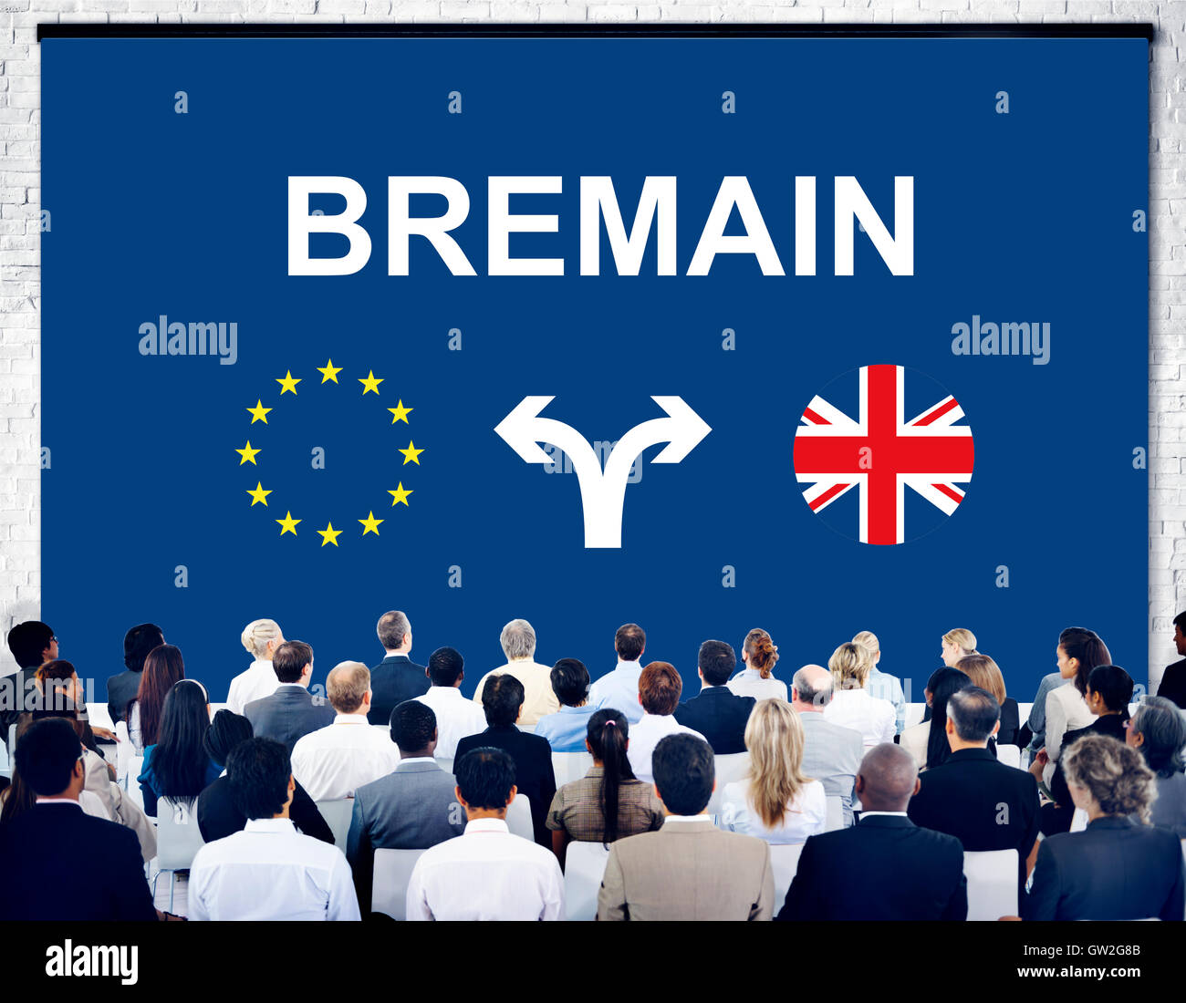 Brexit Bremain UK EU Referendum Concept Stock Photo - Alamy