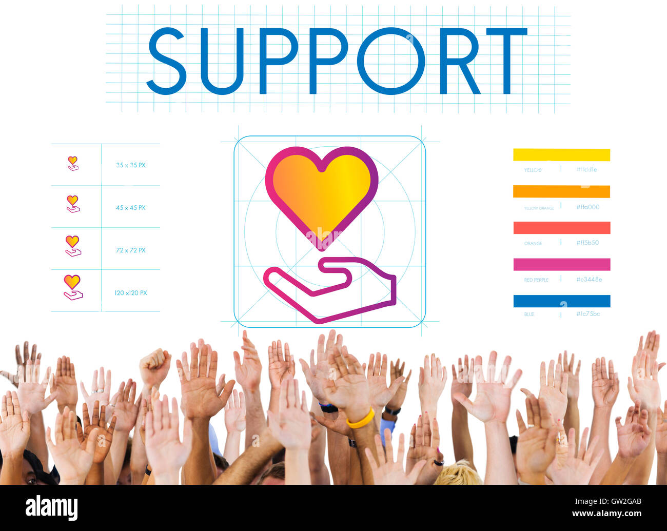 Community Share Charity Donation Concept Stock Photo - Alamy