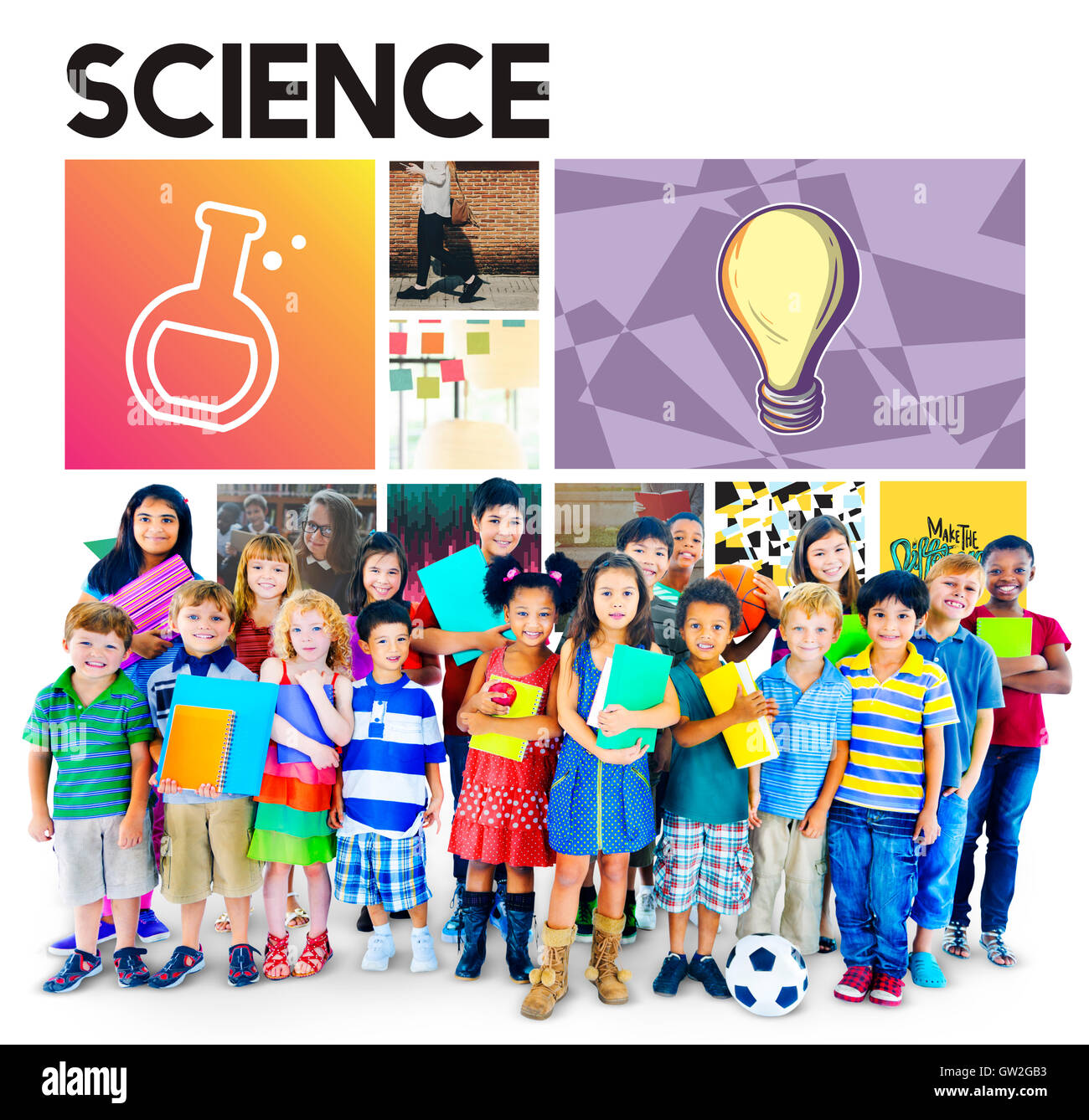 Science research chemistry concept Cut Out Stock Images & Pictures - Alamy