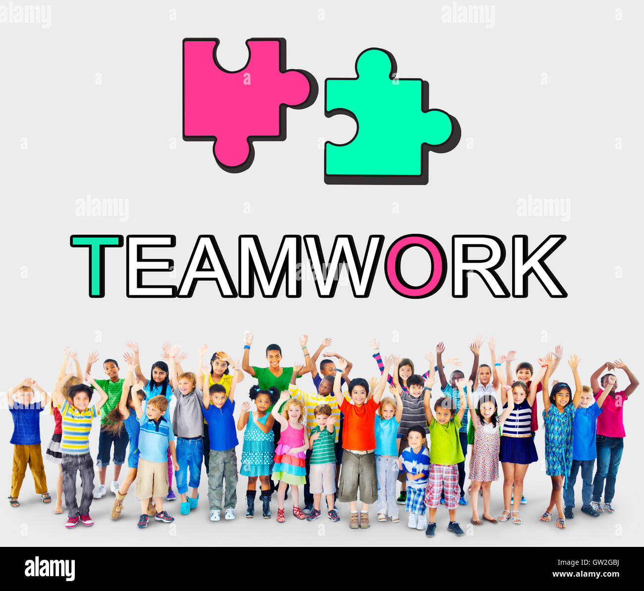 Teamwork Alliance Collaboration Connection Concept Stock Photo - Alamy