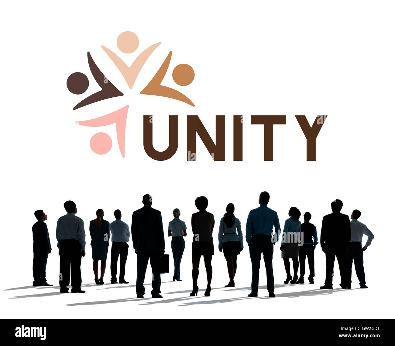 Variety Unity Treatment Togetherness Graphic Concept Stock Photo - Alamy