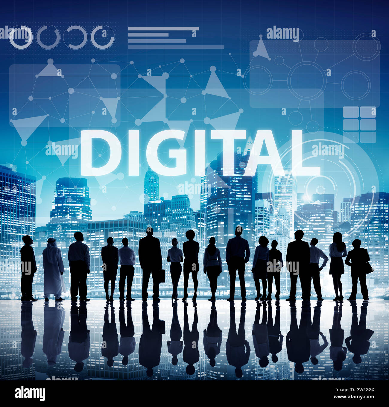 Computer Network Internet Connection Digital Concept Stock Photo - Alamy