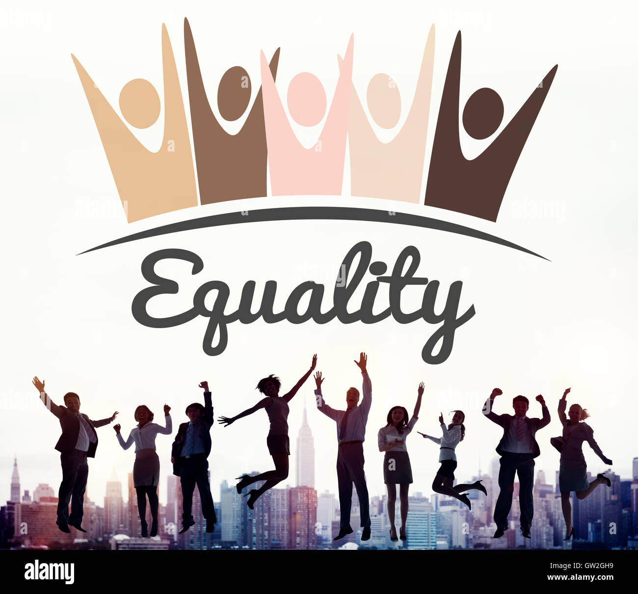 Equality Fairness Fundamental Rights Racist Discrimination Concept ...