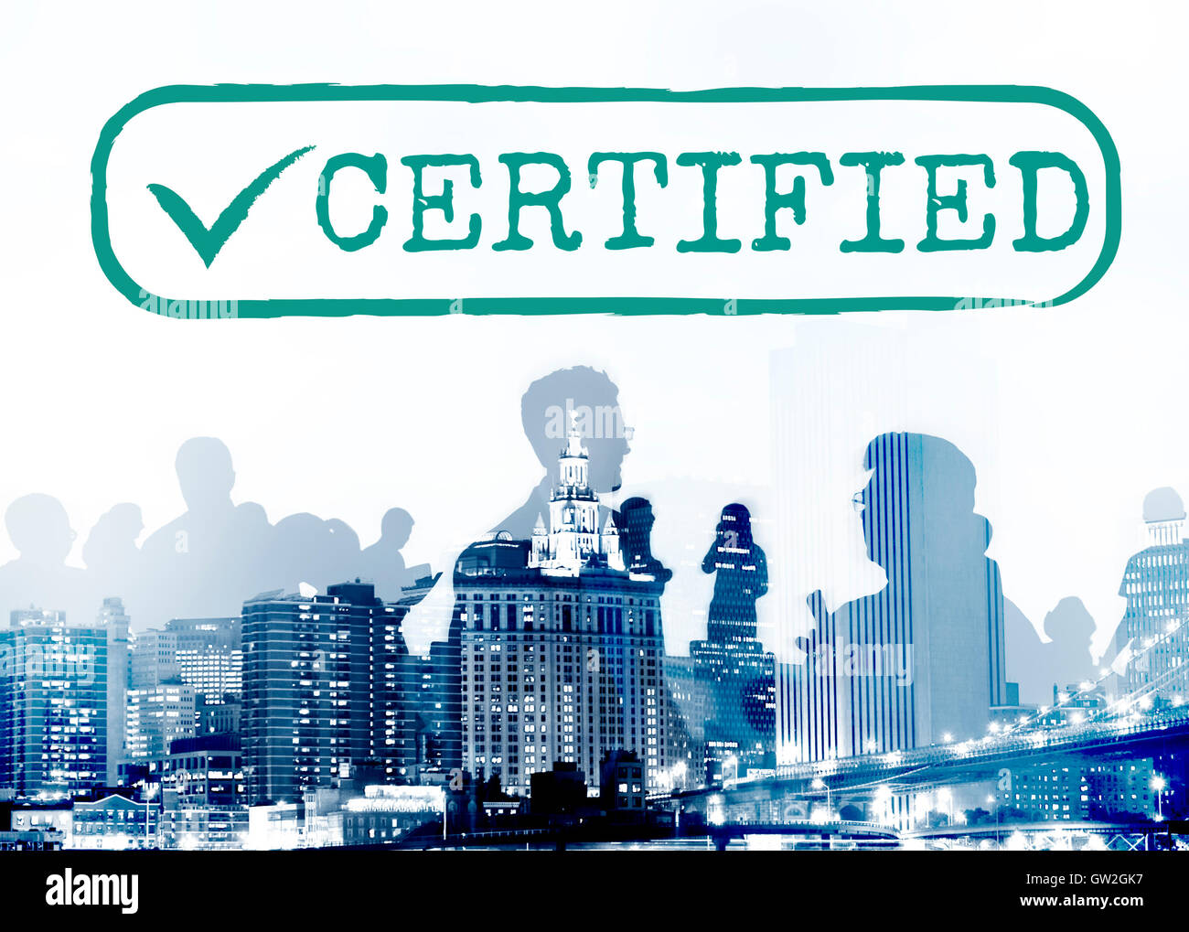 Certified Result Status Approve Decision Graphic Concept Stock Photo ...