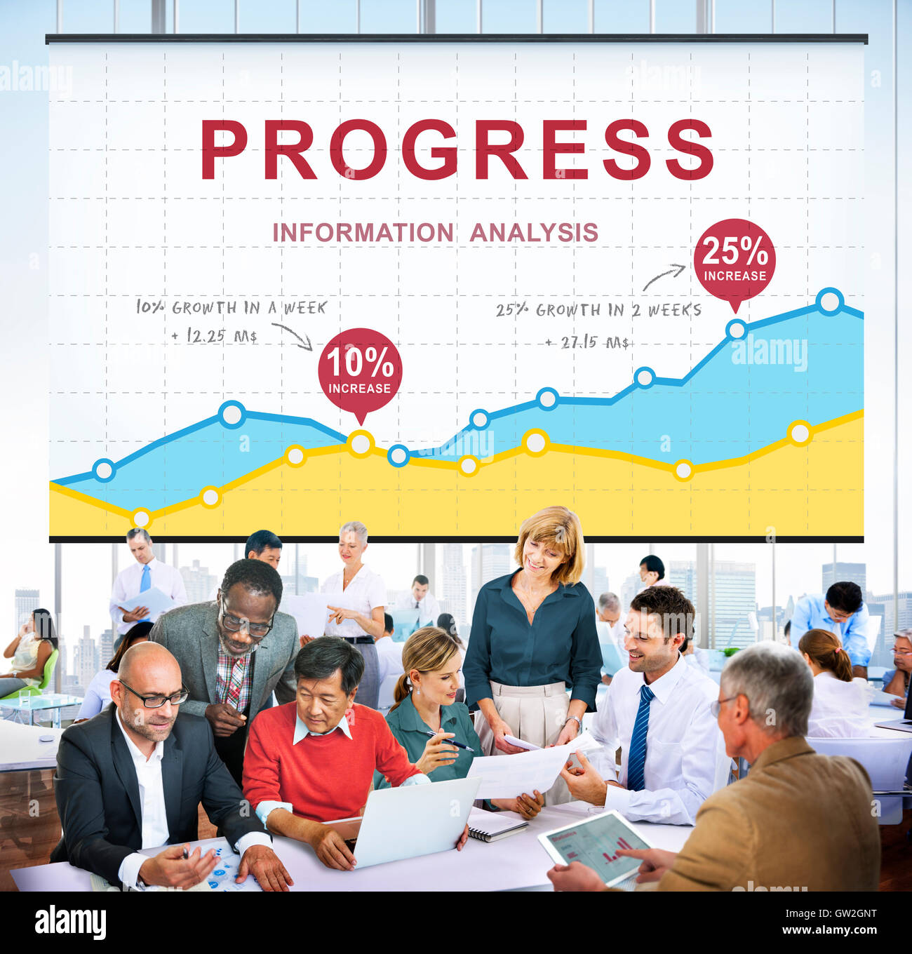 Data growth hi-res stock photography and images - Alamy