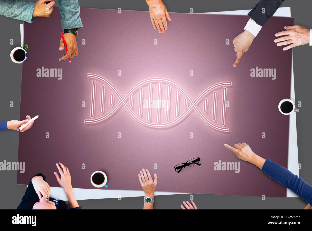 Dna graphic hi-res stock photography and images - Alamy