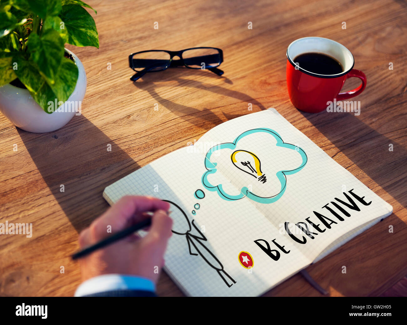 Ideas Creative Innovation Design Concept Stock Photo - Alamy