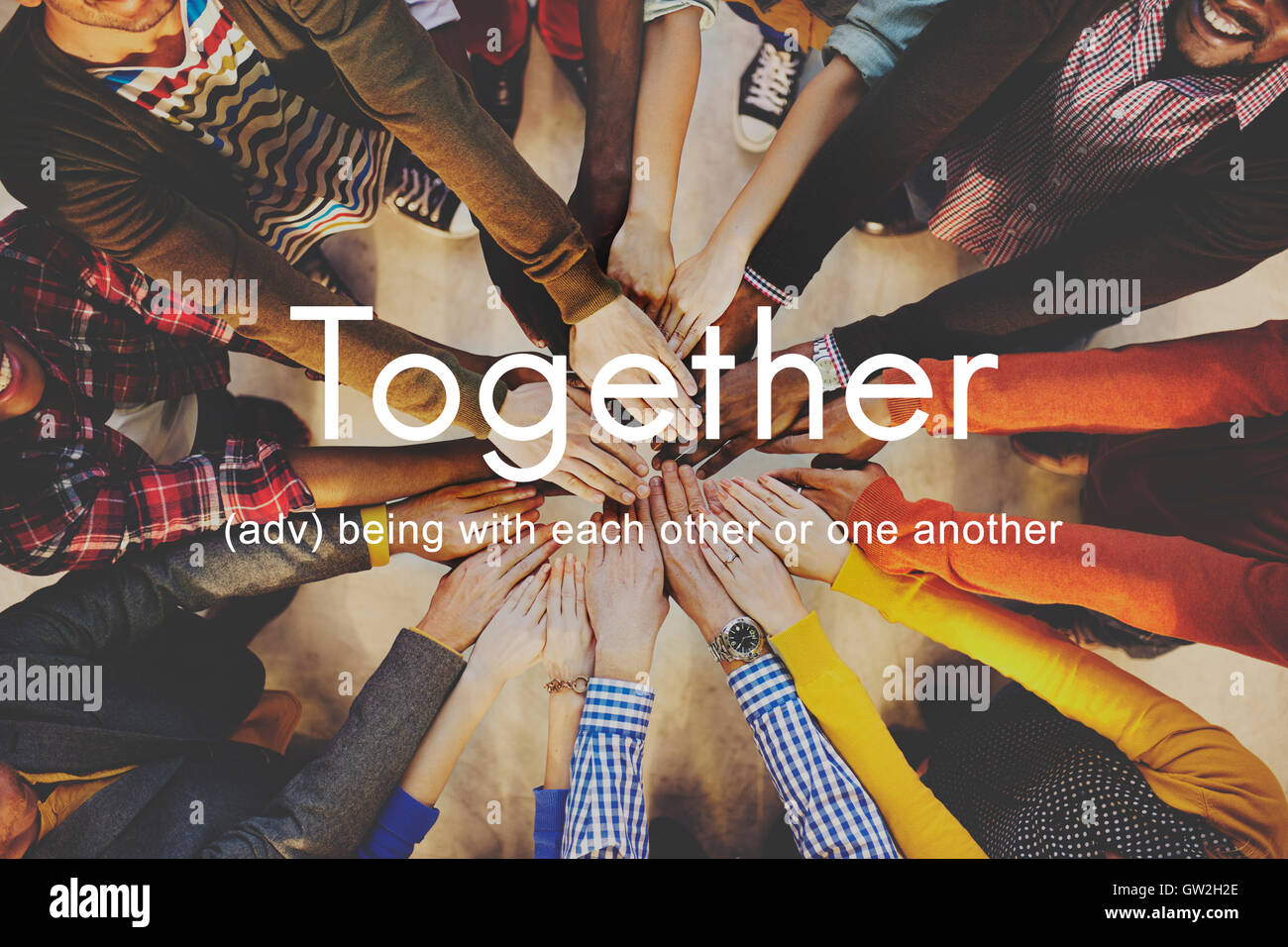 Together Community Family Friends Support Concept Stock Photo - Alamy