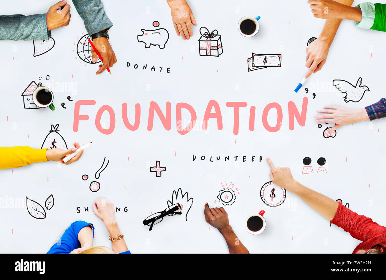 Foundation Donations Charity Support Concept Stock Photo - Alamy