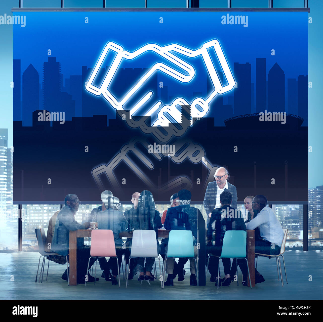 Deal Business Work Cooperation Organization Concept Stock Photo - Alamy