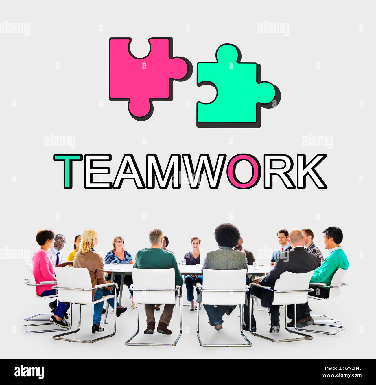 Teamwork Alliance Collaboration Connection Concept Stock Photo - Alamy