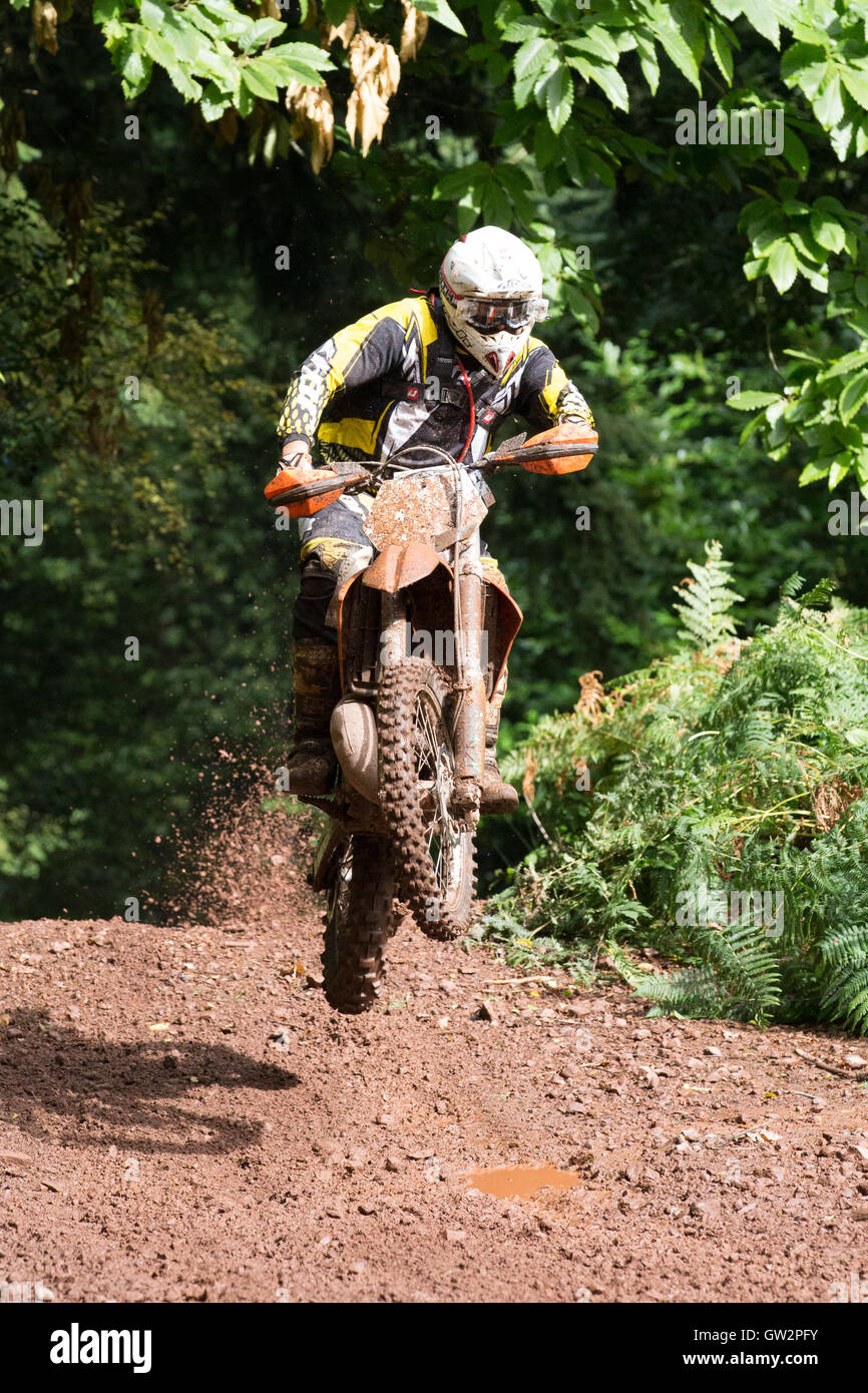 enduro motorcycle jumping Stock Photo - Alamy