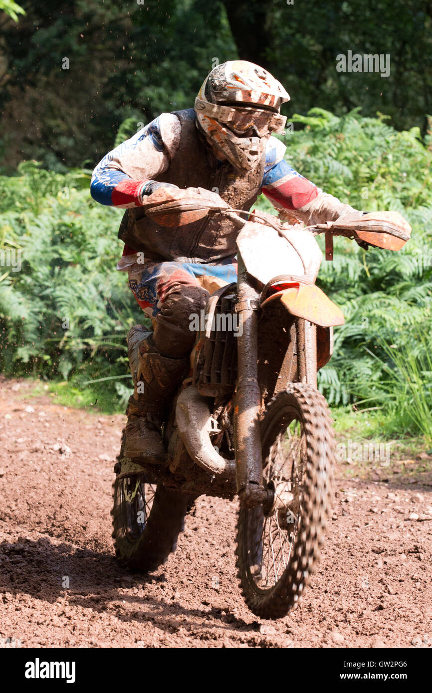 enduro motorcycle rider Stock Photo - Alamy