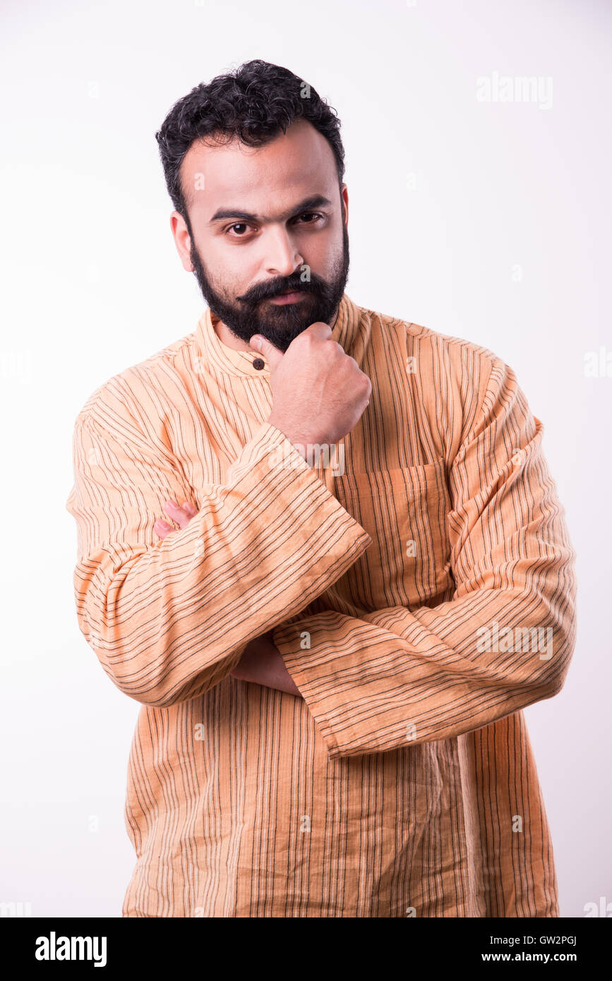 Indian man profile hi-res stock photography and images - Alamy