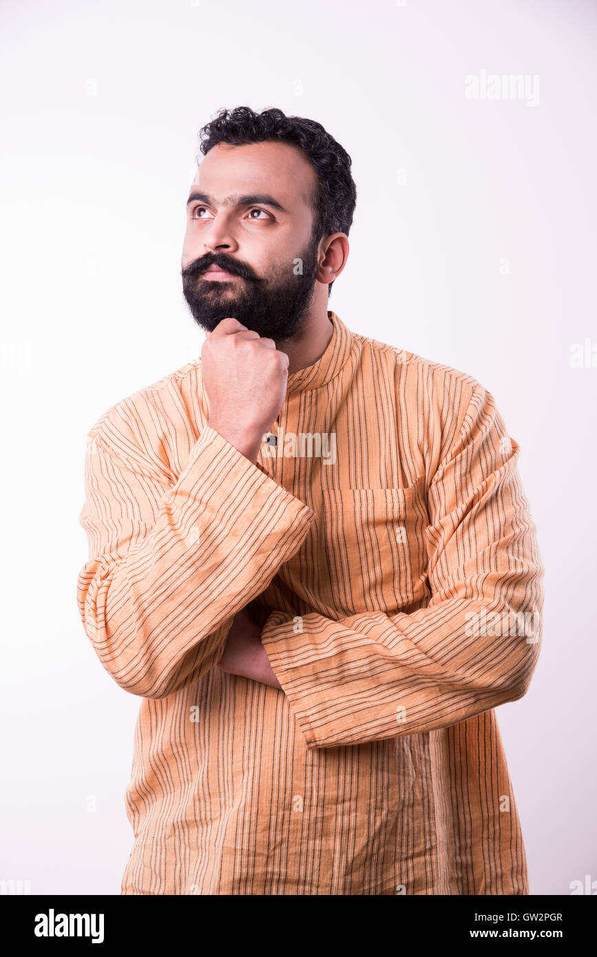 Indian man profile hi-res stock photography and images - Alamy