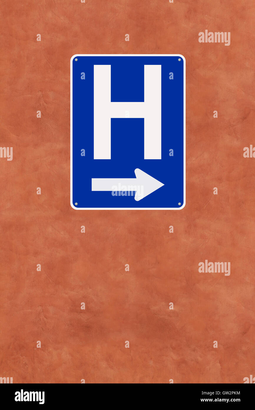 Hospital arrow hi-res stock photography and images - Alamy