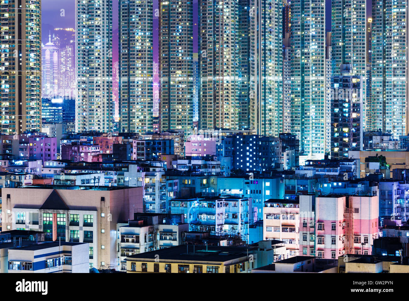 Kowloon district in Hong Kong Stock Photo - Alamy