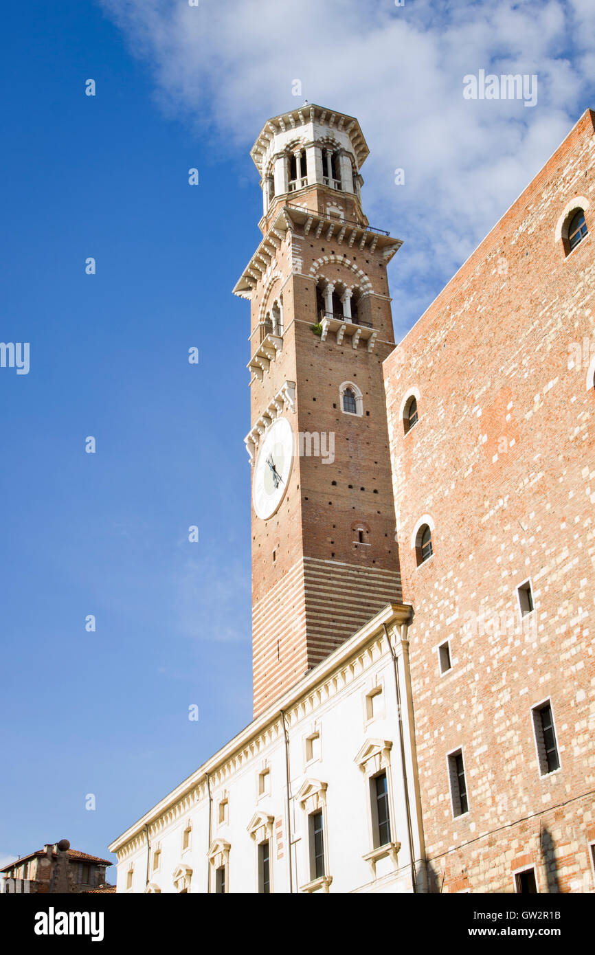 Bell tower Verona Italy Stock Photo - Alamy