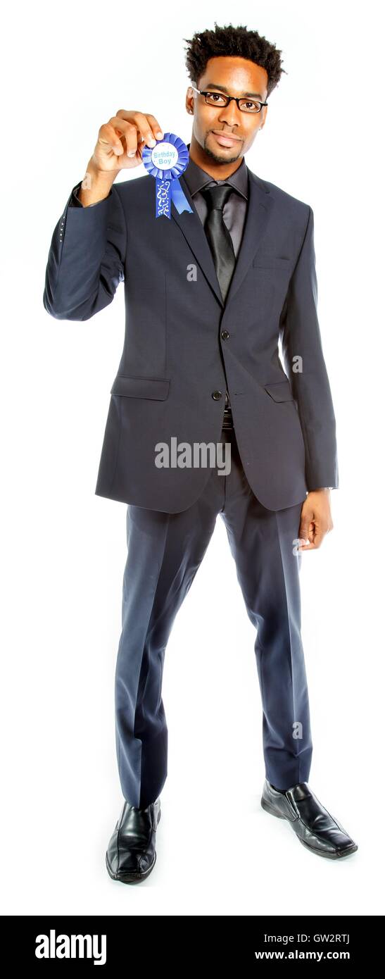 Cheerful boy posing in Cut Out Stock Images & Pictures - Alamy
