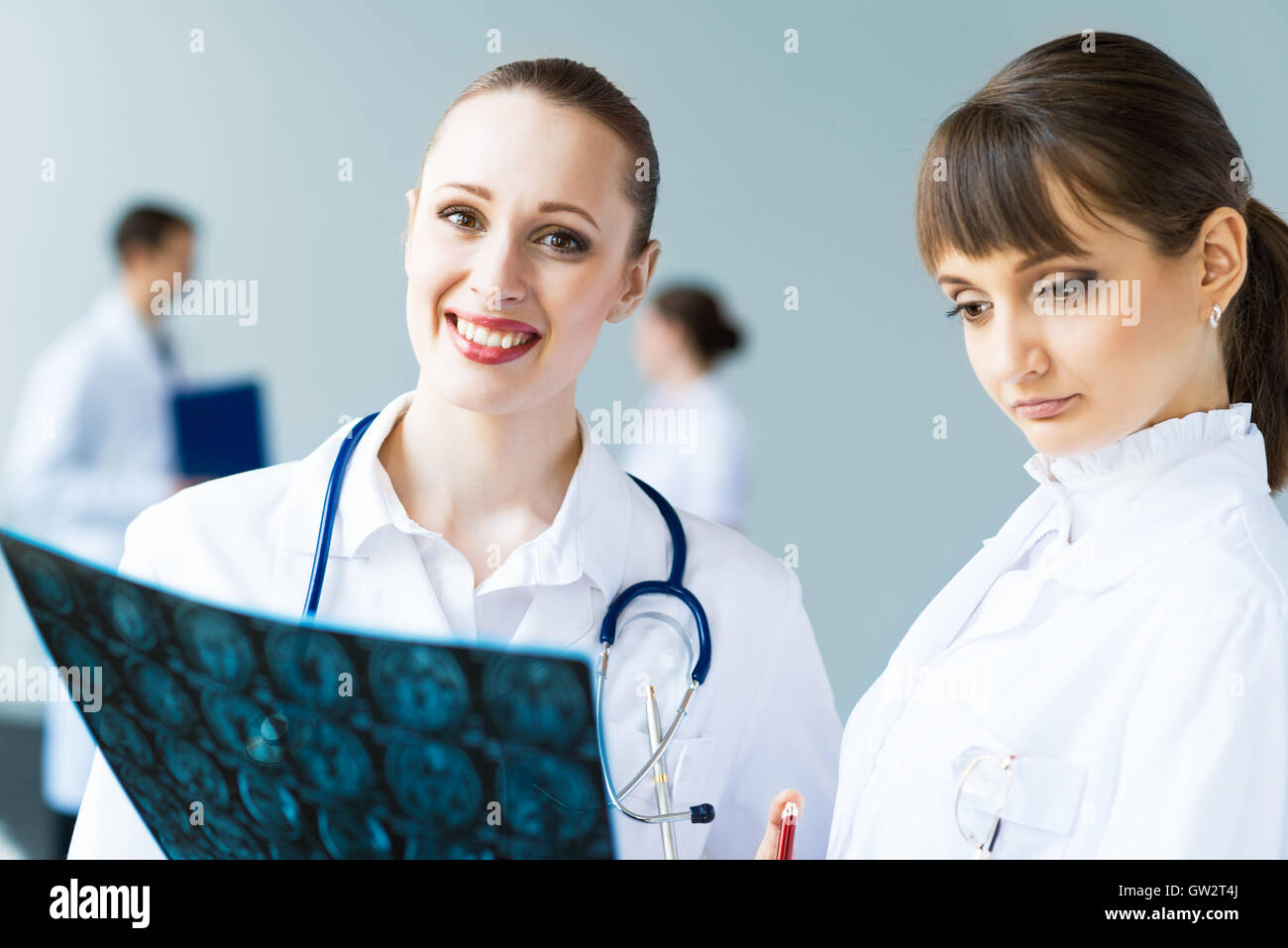 image of two doctors Stock Photo - Alamy