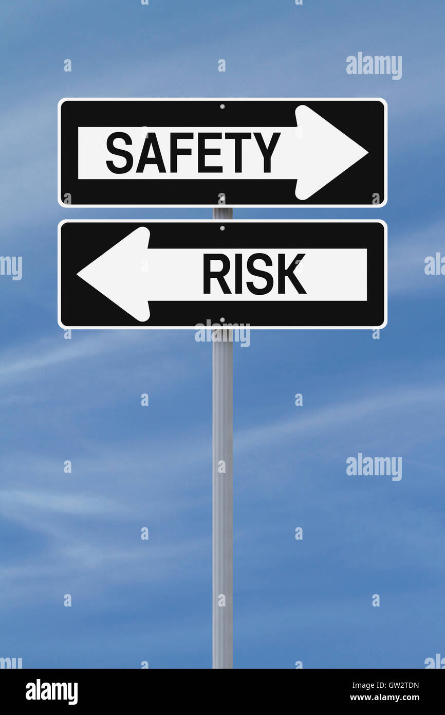 Safety or Risk Stock Photo - Alamy