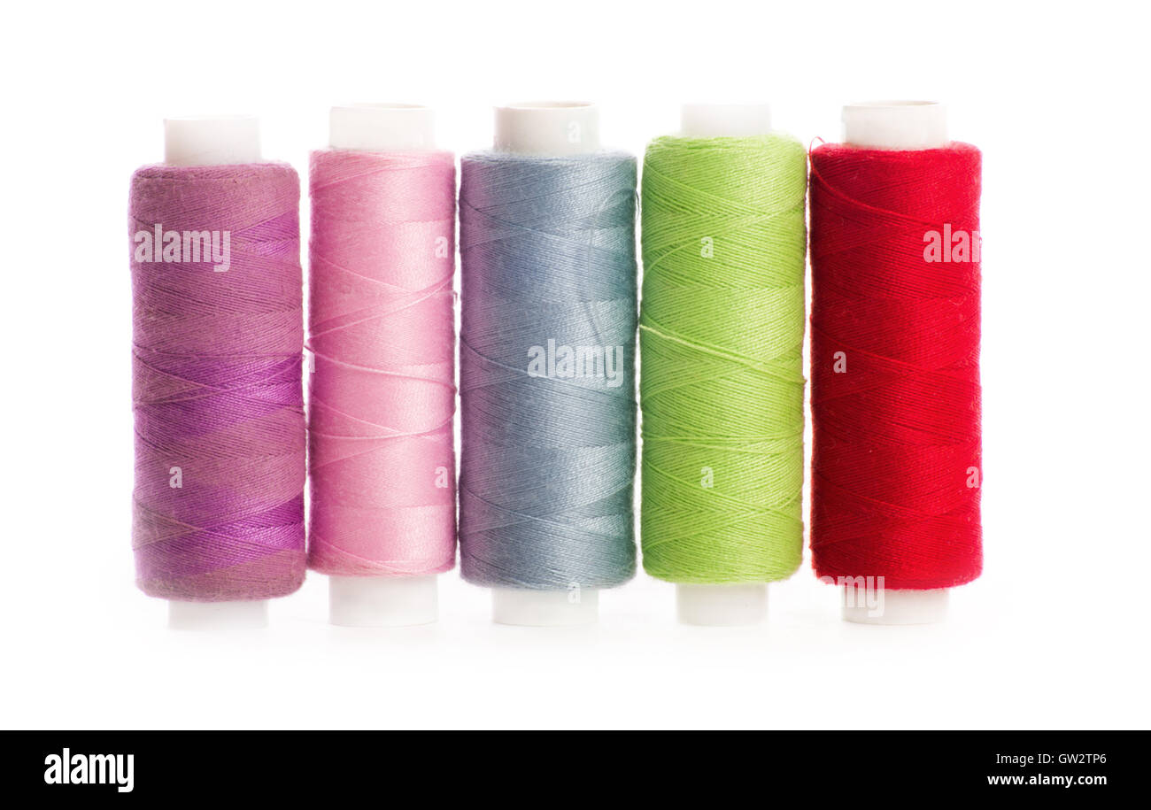 bobbins of thread Stock Photo - Alamy