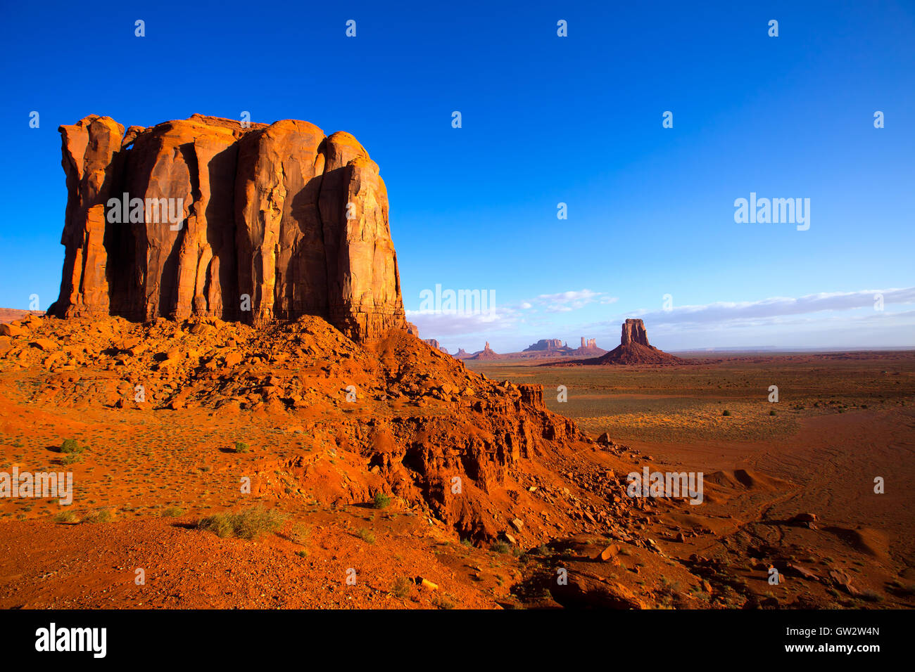 Monument Valley North Window view Utah Stock Photo - Alamy
