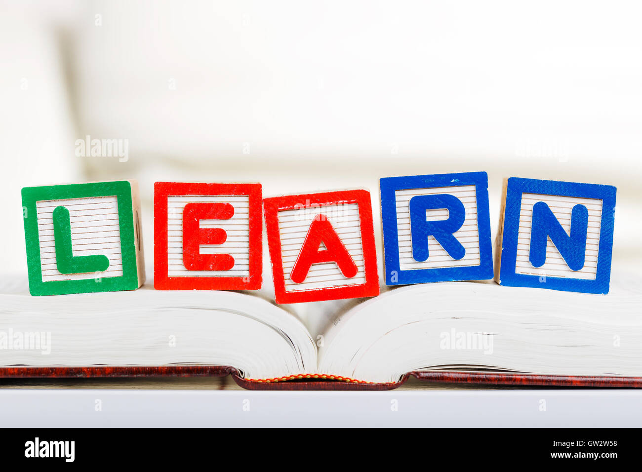 Educational Reading Concept Stock Photo - Alamy