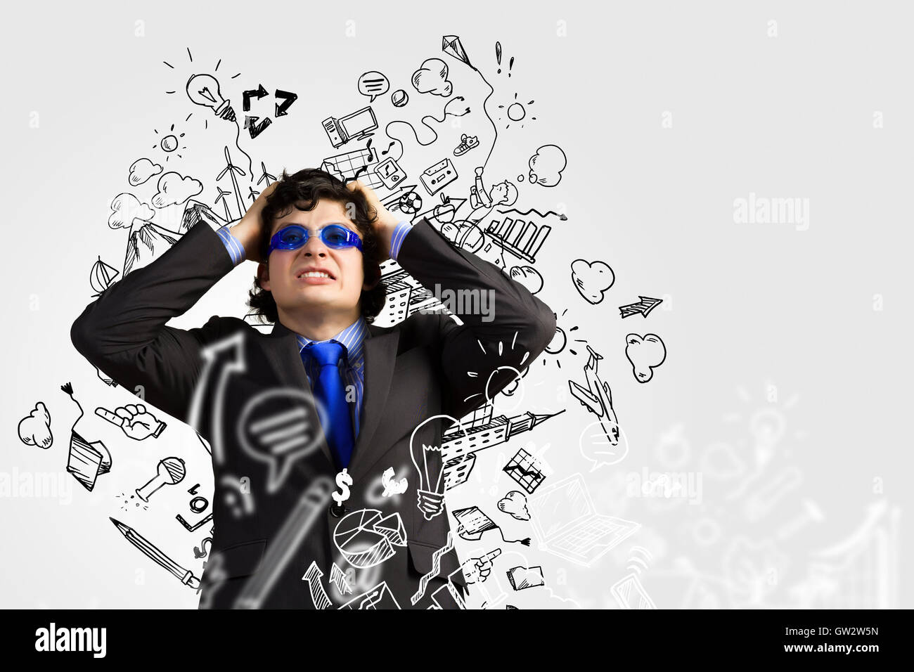 Human male aggression hi-res stock photography and images - Alamy