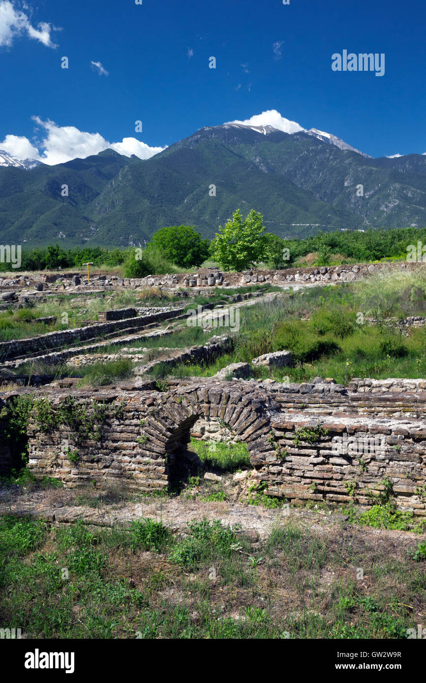 ruins in Dion, Greece Stock Photo - Alamy