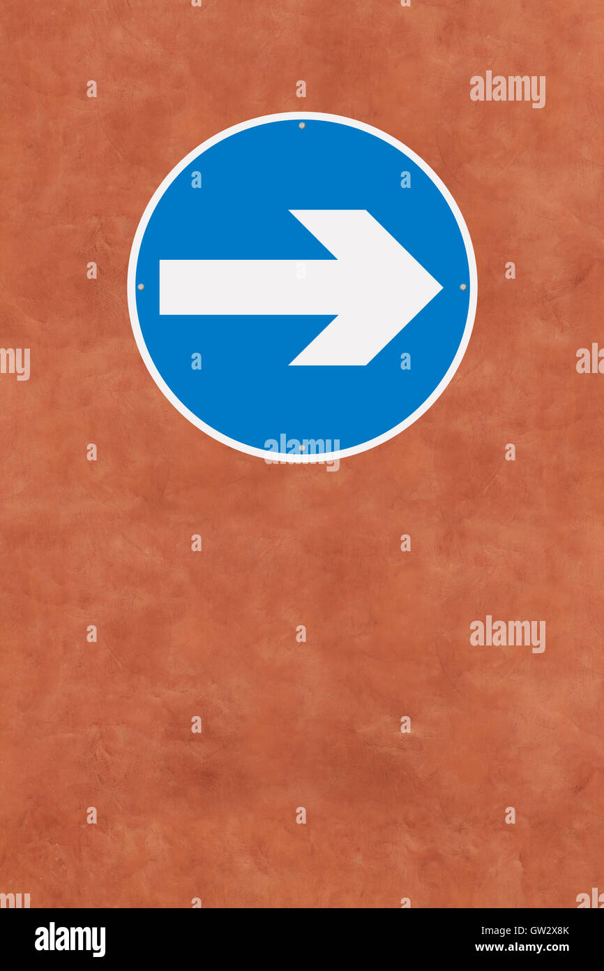 Turn right sign hi-res stock photography and images - Alamy