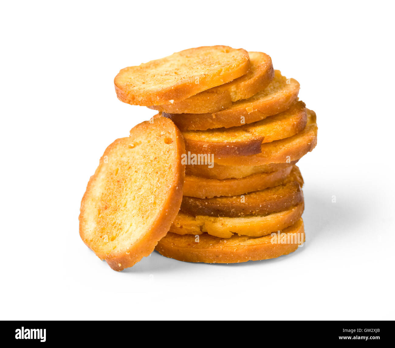 Round toast Cut Out Stock Images & Pictures - Alamy