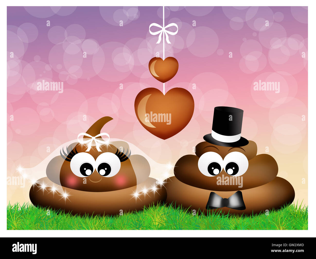 stinky poop in love Stock Photo - Alamy