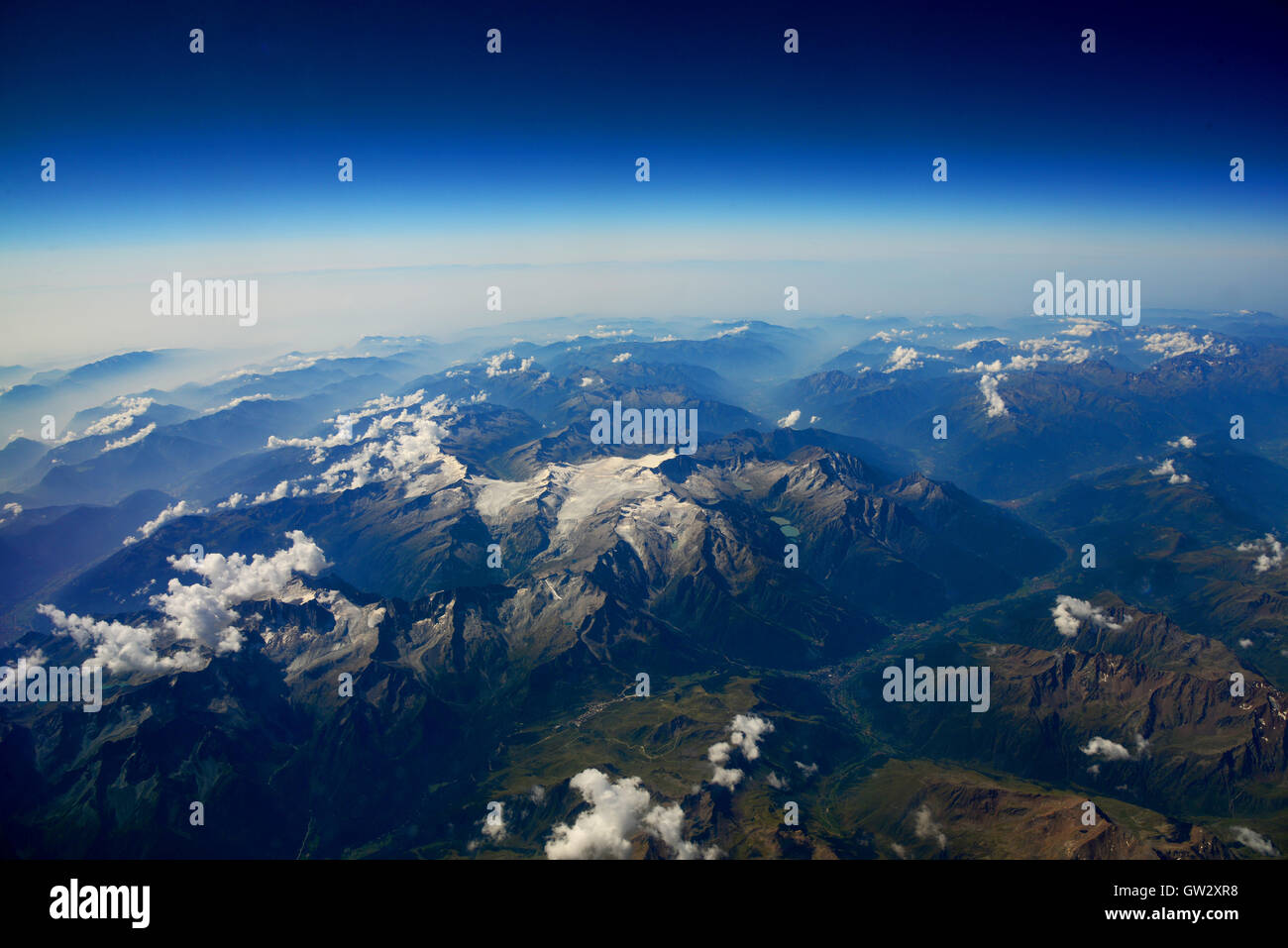 Aerial view of the Alps, Switzerland Stock Photo - Alamy