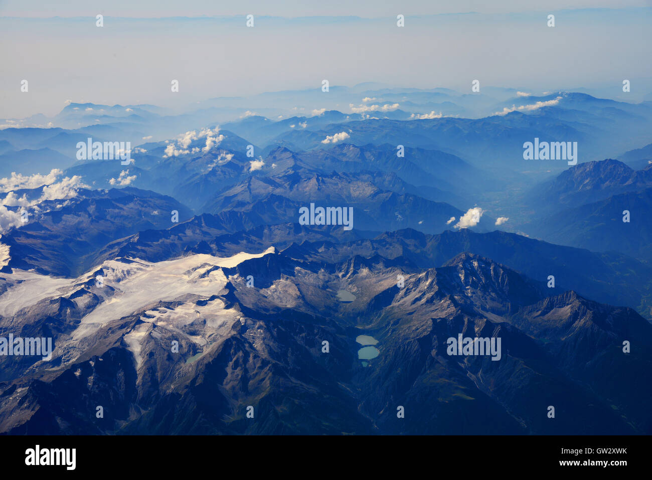 Aerial view of the Alps, Switzerland Stock Photo - Alamy