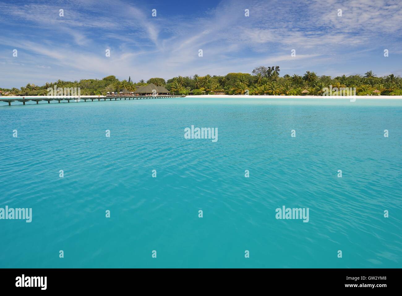 tropical beach landscape Stock Photo - Alamy