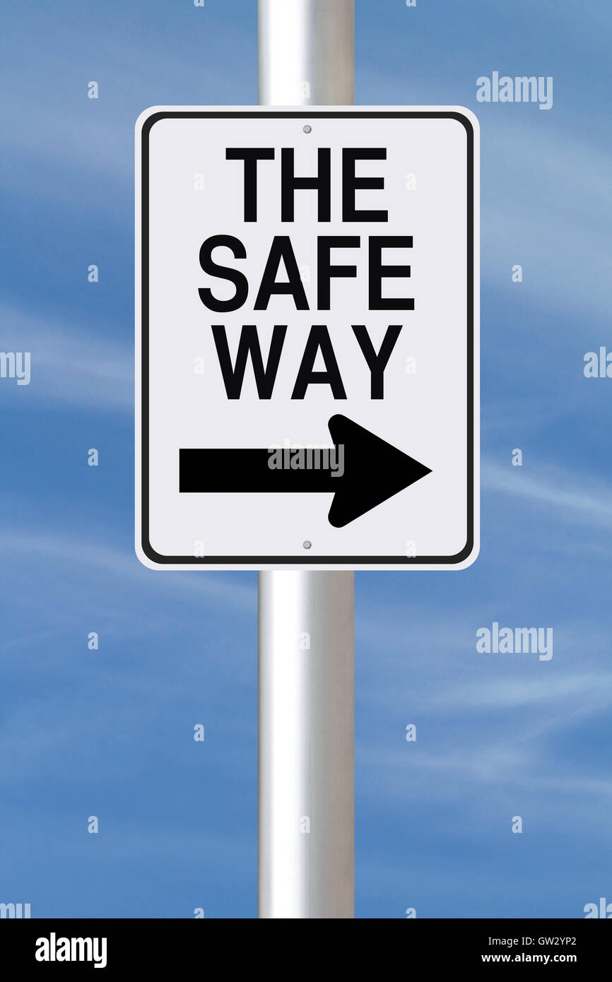 The Safe Way Stock Photo - Alamy