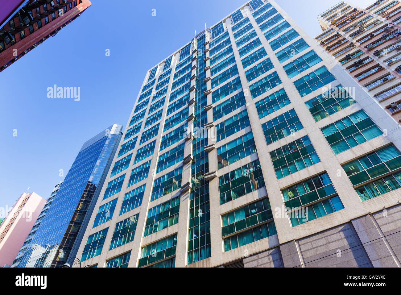 Corporate building with the sky Stock Photo - Alamy