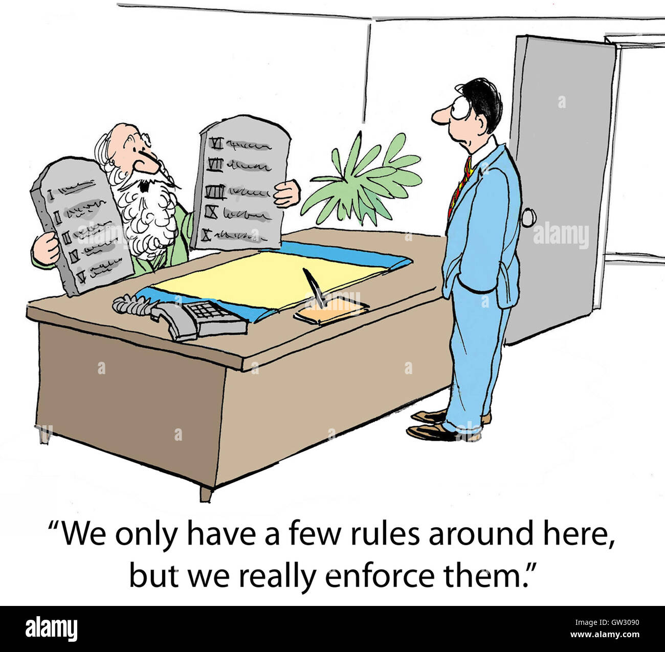 Enforce the Rules Stock Photo - Alamy