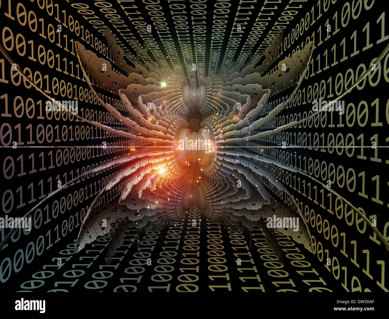 Fractal Spider Element Stock Photo - Alamy