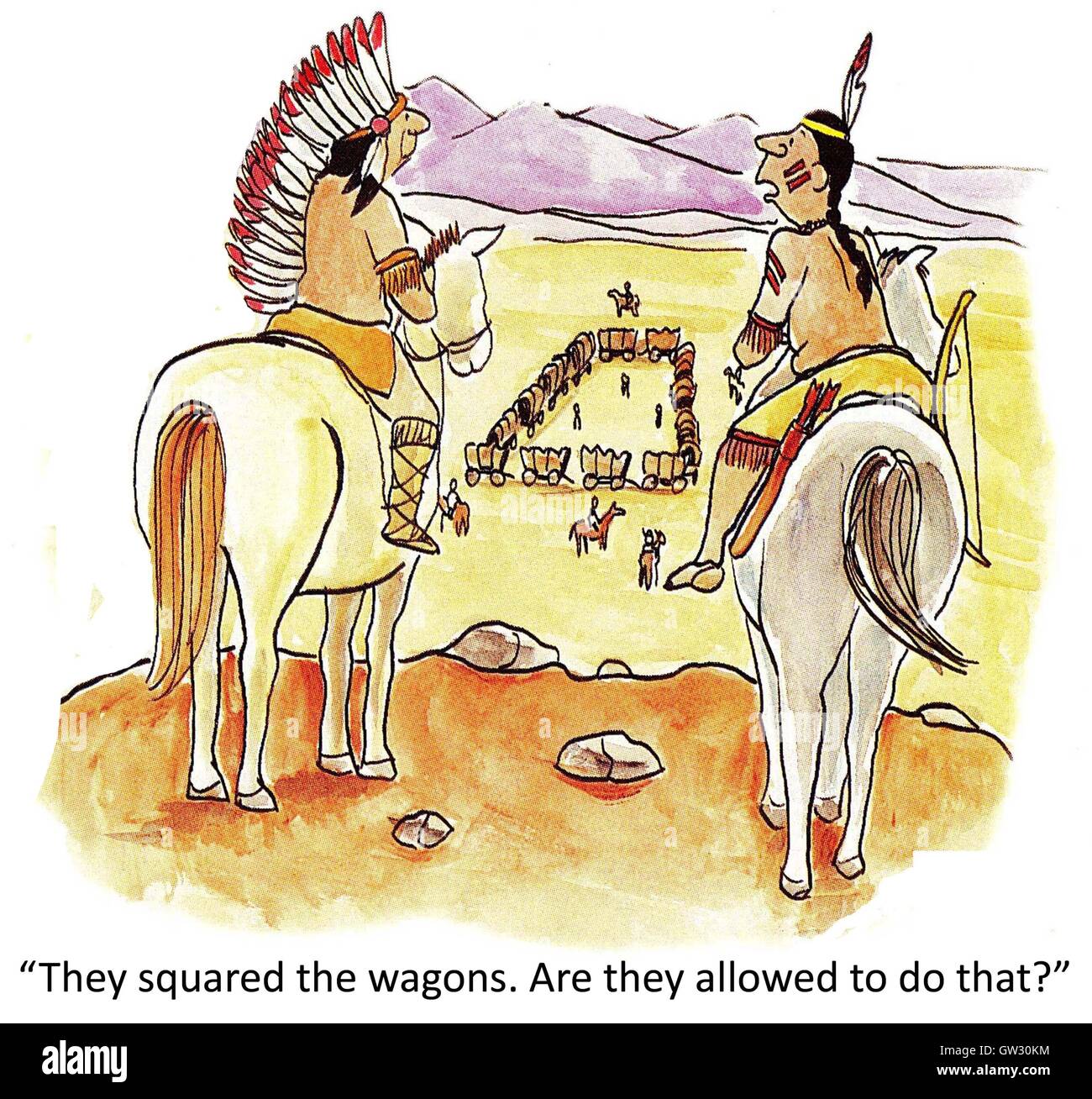 Cartoon indians hi-res stock photography and images - Alamy