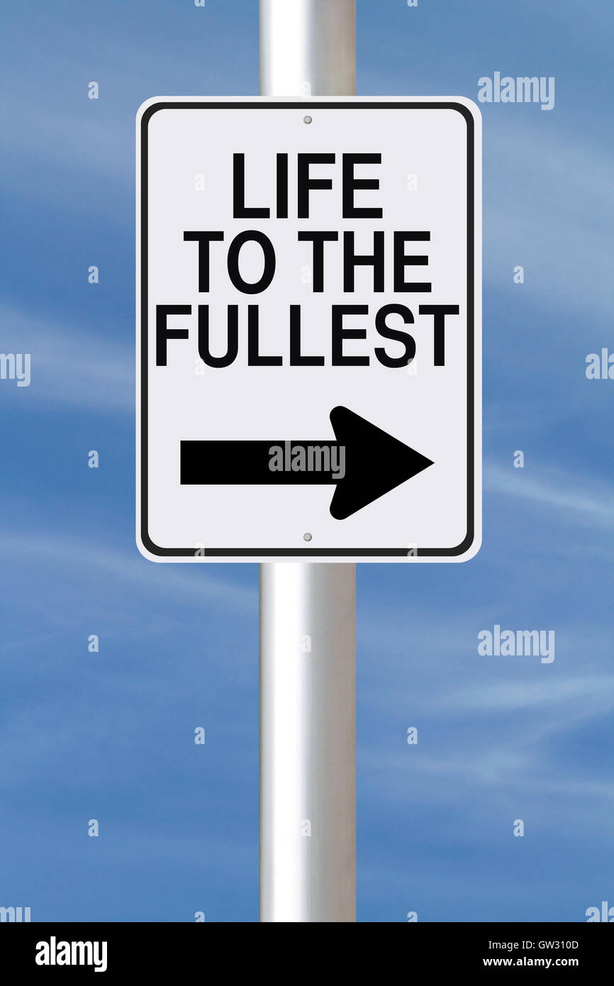 Full Life This Way Stock Photo - Alamy