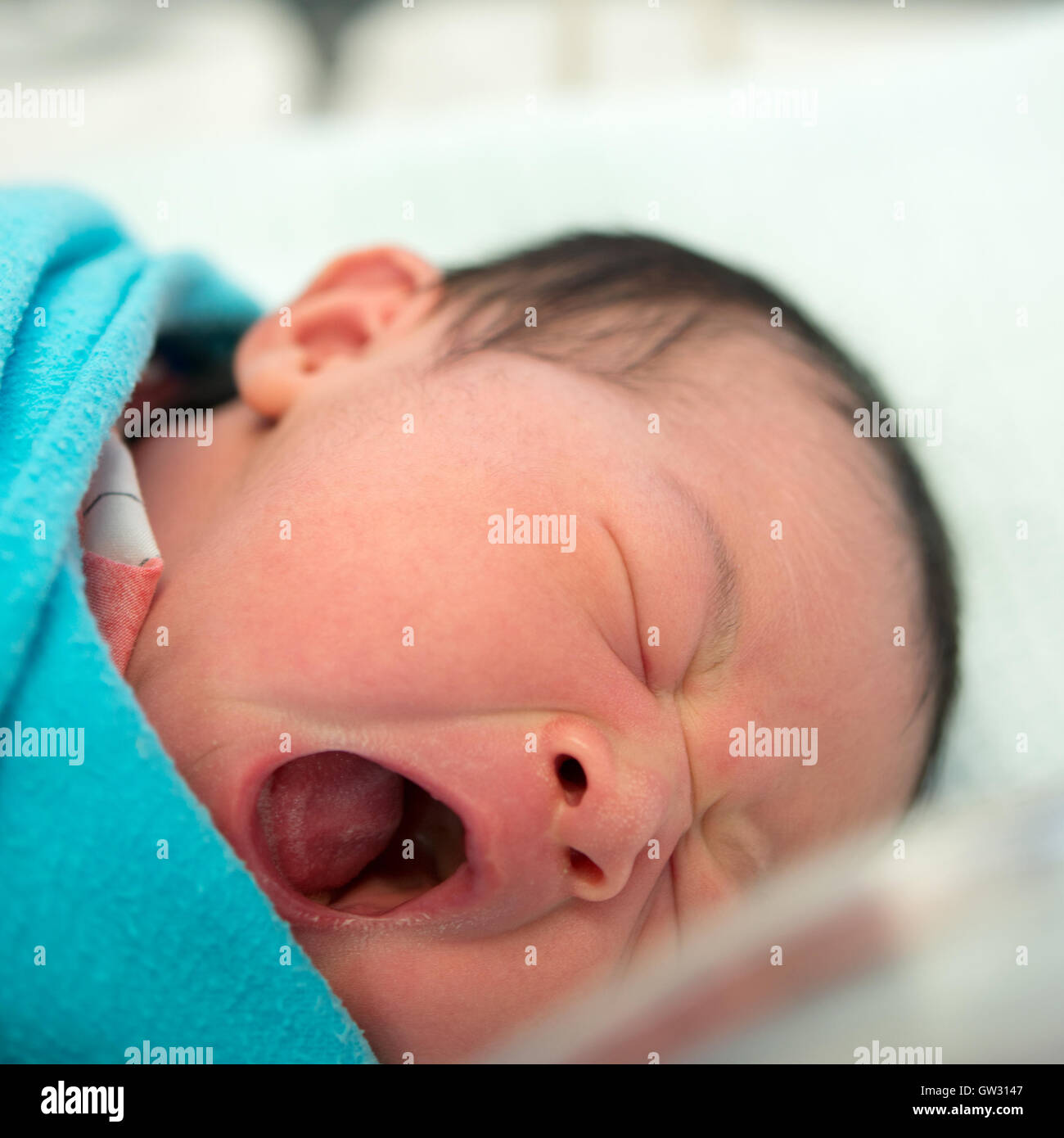 Newborn Asian baby girl Stock Photo - Alamy