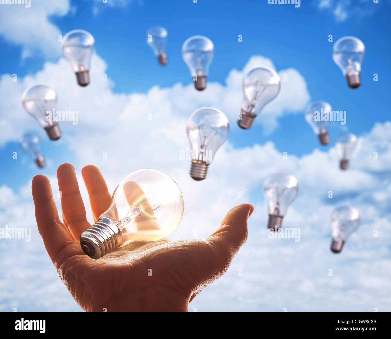 Hand light hi-res stock photography and images - Alamy