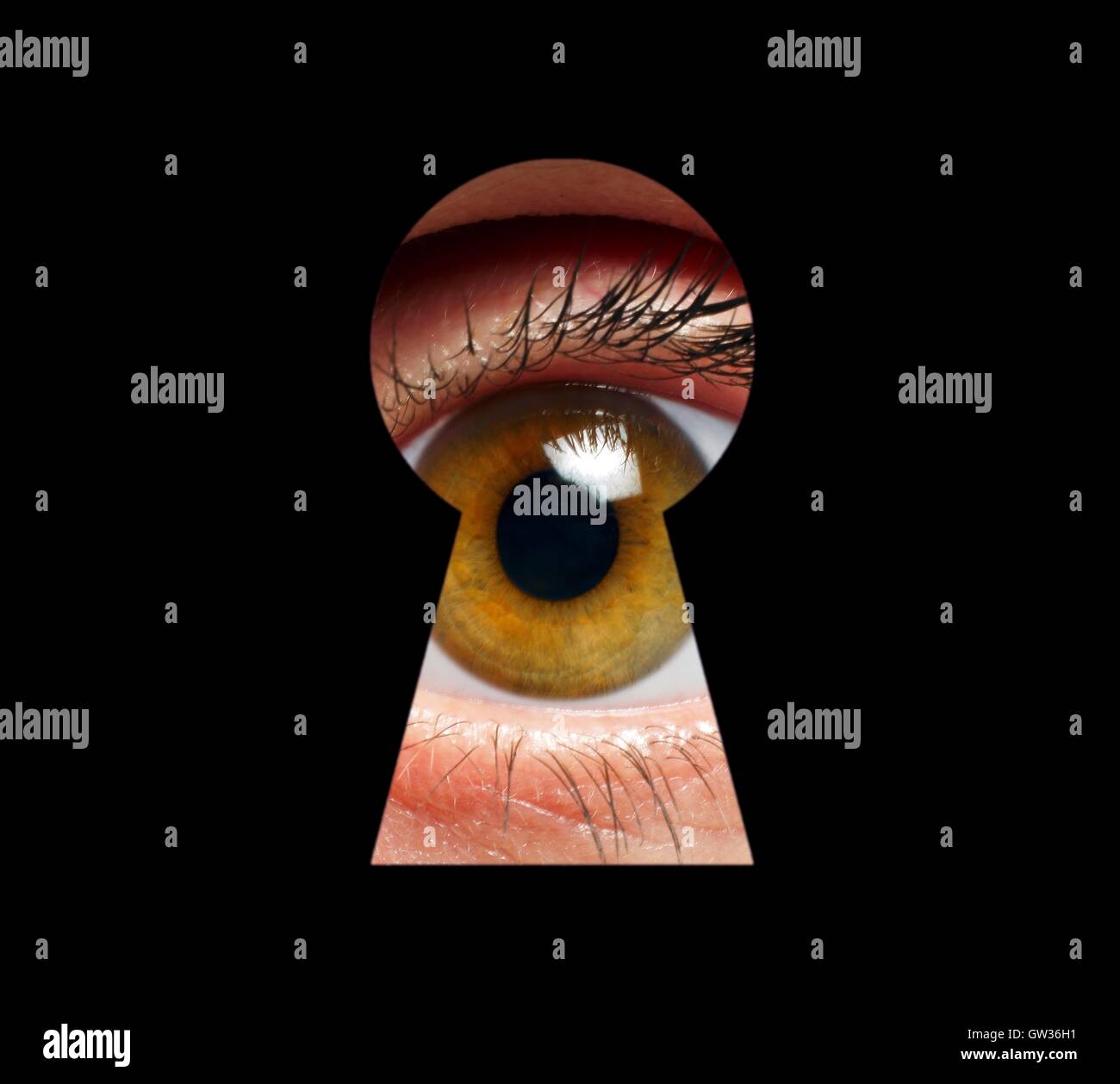 Keyhole eye hi-res stock photography and images - Alamy