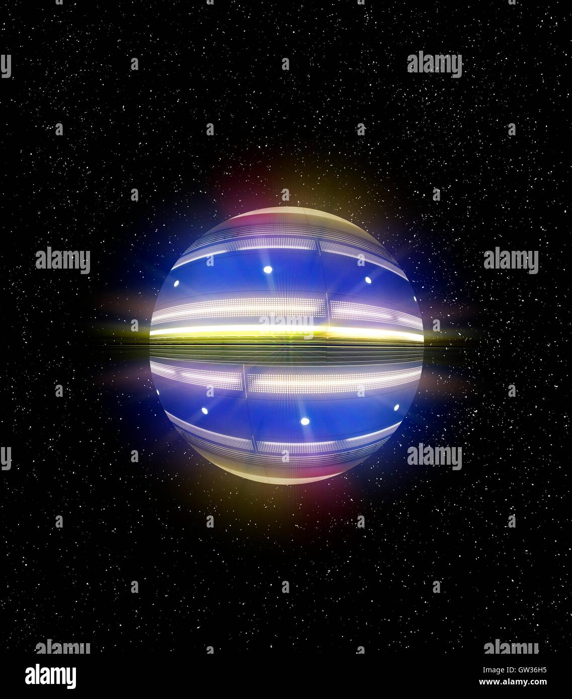 Sphere with lights hi-res stock photography and images - Alamy